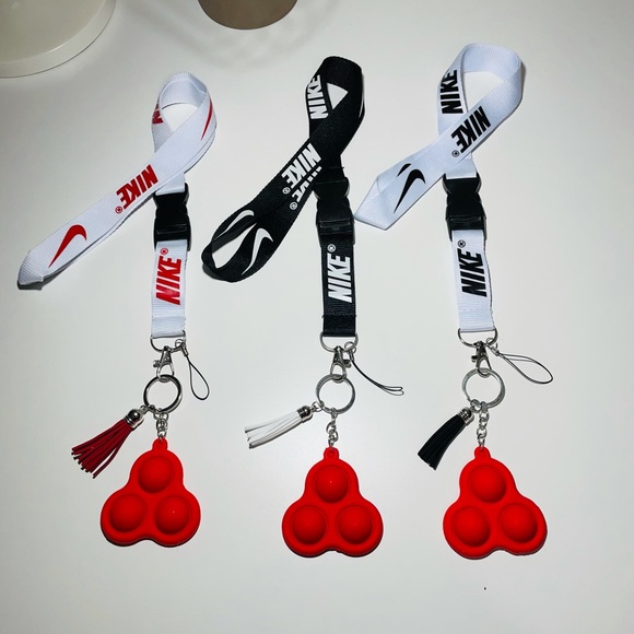 Nike | Accessories | Nike Lanyard Detachable Keychain Badge Id Holder ...